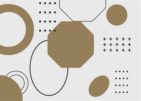 Premium Vector Abstract Geometric Background With Circles Dots And Lines Vector Illustration