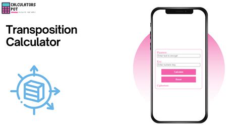 Transposition Calculator Calculatorspot