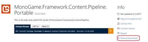 C Monogame Contentmanager Stopped Working After Nuget Install Stack Overflow