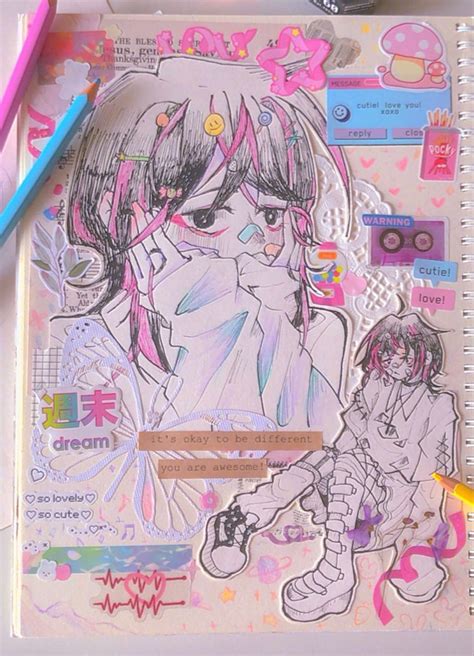 Sketchbook Decorating ☆ Ilustraciones Dibujos Bonitos Dibujos Garabateados