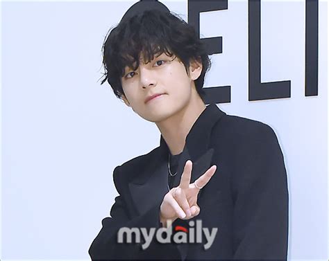 방탄소년단 뷔 포토월에서도 못말리는 장난기 네이트 연예