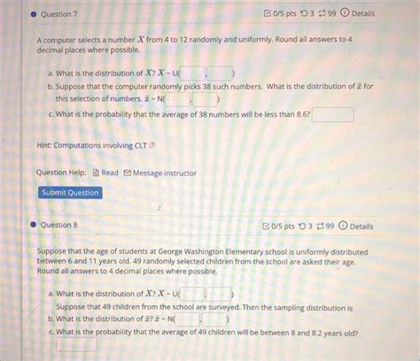 Solved • Question 7 05 Pts 399 Details A Computer Selects A