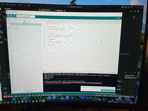 fatal error occurred failed to connect to esp32 no serial data