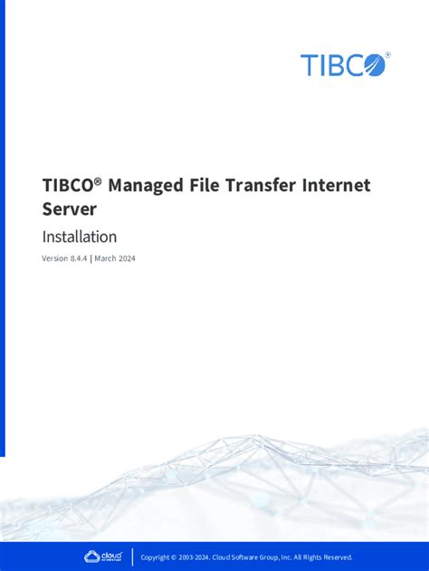 fillable online tibco managed file transfer internet server 8 4 4 fax email print pdffiller