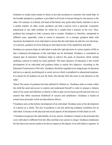 Edu 309 Assignment Edu 309 Is A Course That Deals Woth Guidance And Counselling For People