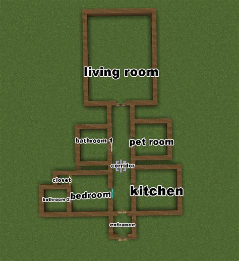 Making A House Just For Fun Heres What The Layout Looks Like R Minecraft