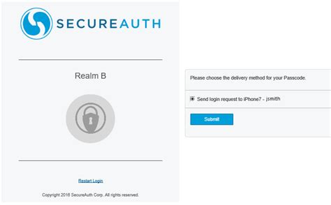 Multiple Second Factor Realm Authentication Realm Chaining