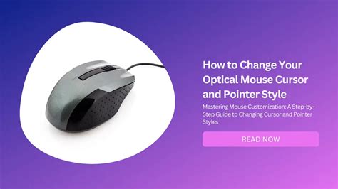 How To Change Your Optical Mouse Cursor Pointer Style Joltfly
