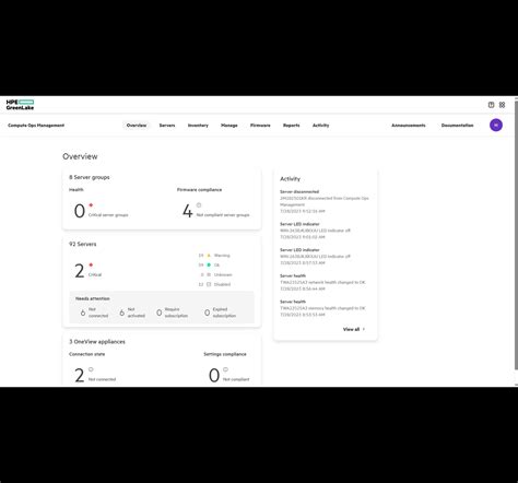 hpe greenlake per compute ops management oneview edition hpe store italy
