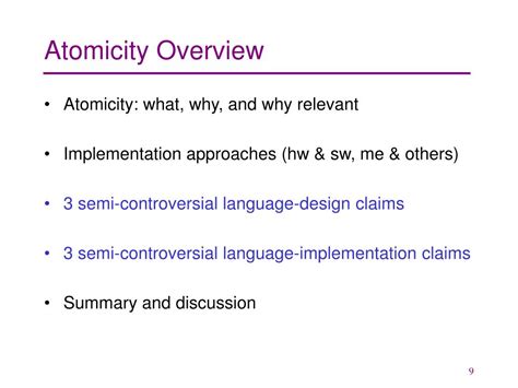 Ppt Design And Implementation Issues For Atomicity Powerpoint Presentation Id 3046482