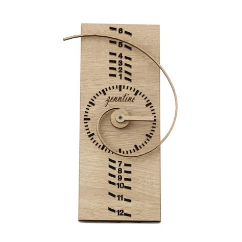 Fibonacci Art Clock Unusual Wooden Desk Clock Scientific Etsy