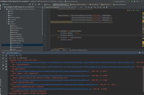 运行server selector py时报错 Issue Kevinnan teen Intelligent Traffic Based On CV GitHub