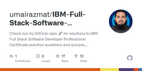 GitHub Umairazmat IBM Full Stack Software Developer Check Out My GitHub Repo For Solutions