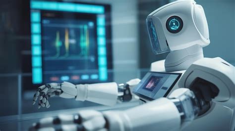 Premium Ai Image Medical Robot