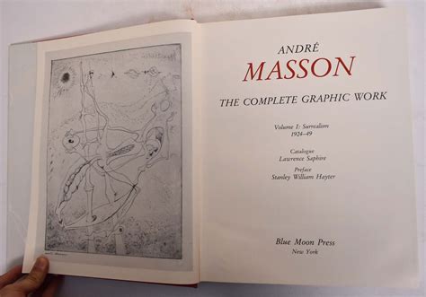 André Masson The Complete Graphic Work Volume I Surrealism 1924 49