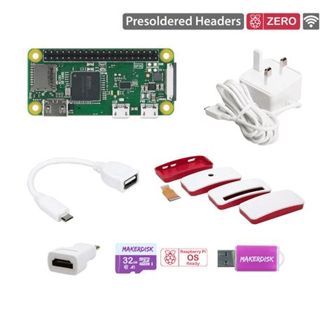 Raspberry Pi Zero Wh Essential Kit