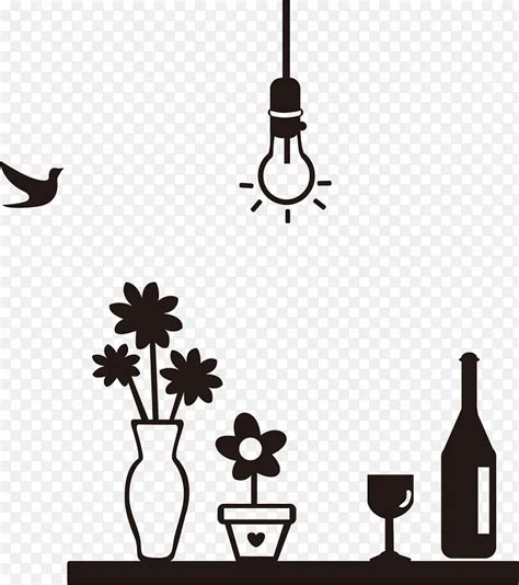 花草书本红酒矢量图案PNG图片素材下载 图片编号qajbglmy 免抠素材网