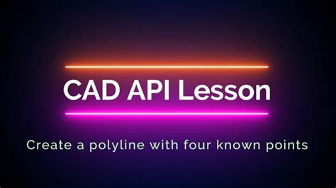 Mostafa Abd Elrazik On Linkedin Cad Api Lesson Create A Polyline With