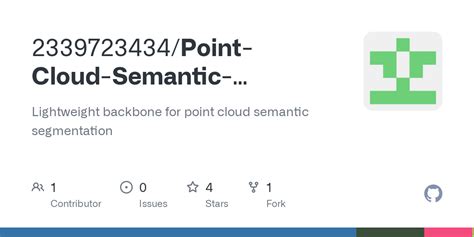 Github 2339723434point Cloud Semantic Segmentation Lightweight Backbone For Point Cloud
