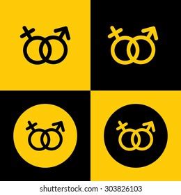 Very Useful Icon Sex Signs Eps Stock Vector Royalty Free