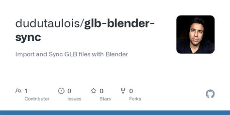 Github Dudutauloisglb Blender Sync Import And Sync Glb Files With