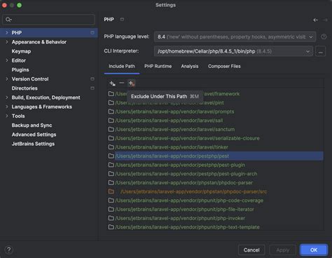Configure Include Paths Phpstorm Documentation