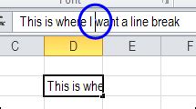 Add Line Break In MS Excel Srinivasan S Blog