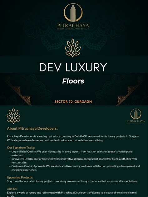 Dev Luxury Floors Brochure 1 Pdf