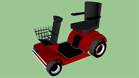 Mobility Scooter 3d Model Mobility Scooter 3d Model