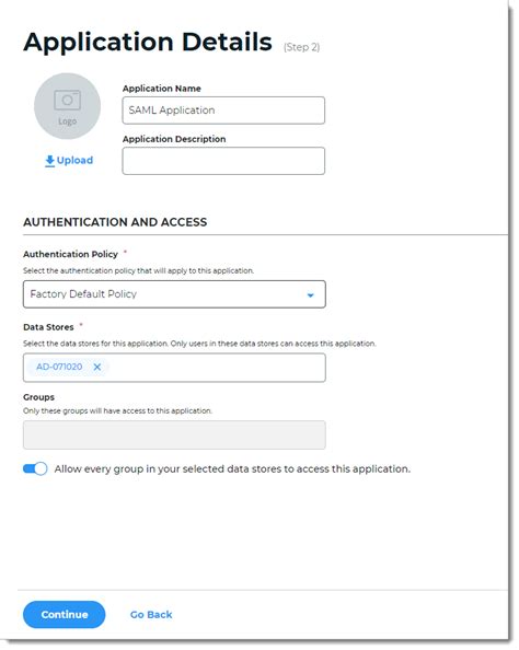 SAML Application Integration