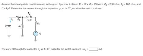 Solved Assume That Steady State Conditions Exist In The
