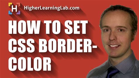 Css Border Color Property For Beginners Youtube