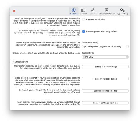 texifier · docs · misc customisations