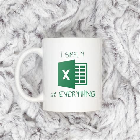 Excel Coffee Mug Spreadsheets Ceramic Cup Office Humor And Spreadsheet Lovers T For Co Worker