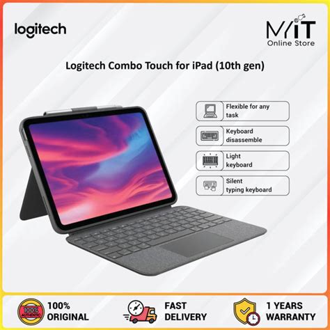 Logitech Combo Touch For Ipad Th Th Th Th Gen Lazada