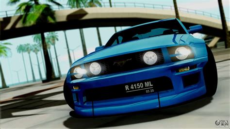 Ford Mustang Gt Modification For Gta San Andreas