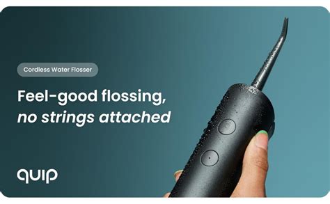 Amazon Com Quip Water Flosser With Replacement Tip Cordless Water Flosser With Adjustable