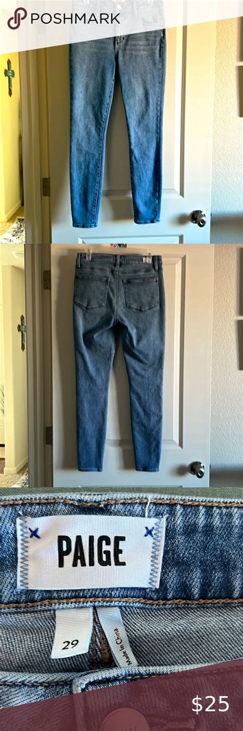 Very Cute Paige Jeans Worn Just A Couple Times Paige Jeans Worn