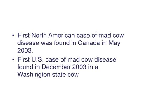 Ppt Mad Cow Disease Prions Powerpoint Presentation Free Download Id3875063