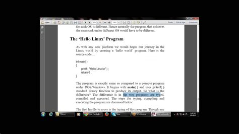 Procedural Programming Chapter 20 C Under Linux C Programs Using Linux Youtube