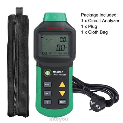Jual Mastech MS5908C Circuit Analyzer Voltage MS5908 Analyser ...