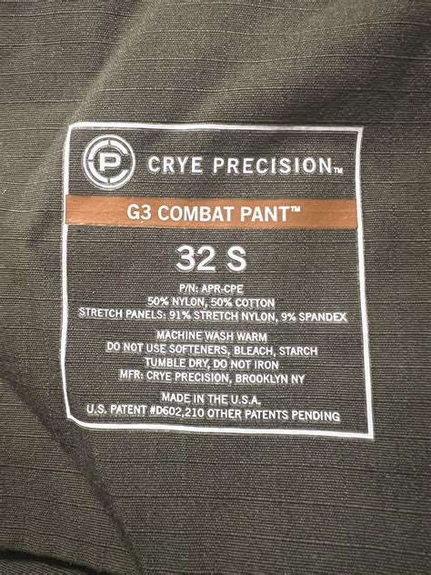 Crye Combat Pants Rg Reduced Ar15 Com