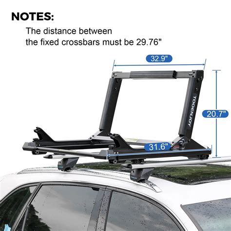 Tooenjoy Heavy Duty Kayak Lift Assist Roof Rack 100 Lbs Capacity Kayak