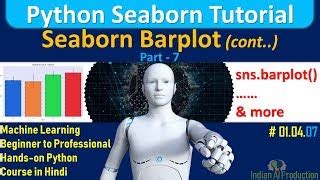 Seaborn Barplot Python Seaborn Tutorial In Hindi Part Doovi