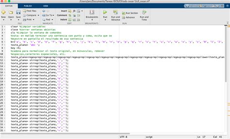 Caesar Cipher Matlab