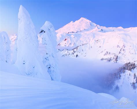 Winters Blanket Mt Baker Wa Art In Nature Photography