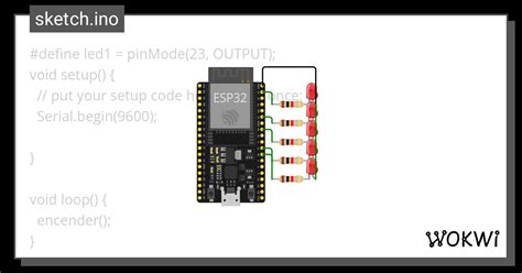 Prueba Wokwi ESP32 STM32 Arduino Simulator