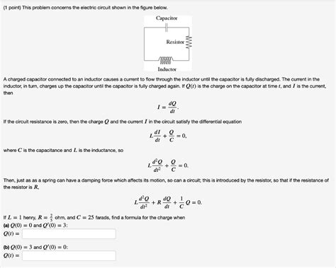 Solved Point This Problem Concerns The Electric Circuit Chegg Com
