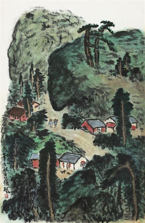 鄭善禧 山中人家｜2019夏拍 帝圖拍賣 領銜全台書畫文物類第一拍賣品牌