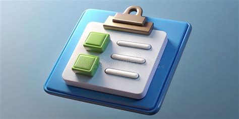 Clipboard Checklist Vector Illustration Paper Document Checkboxes